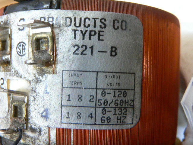 New Staco Energy 221-B Variable Transformer - Fen Industrial